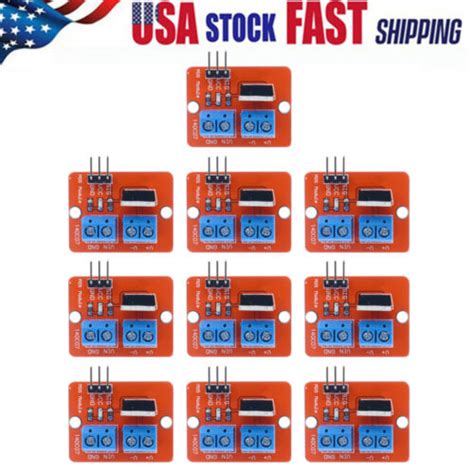 Usa 10pcs Mosf Button Irf520 Mosfet Driver Module For Arduino Arm Raspberry Pi
