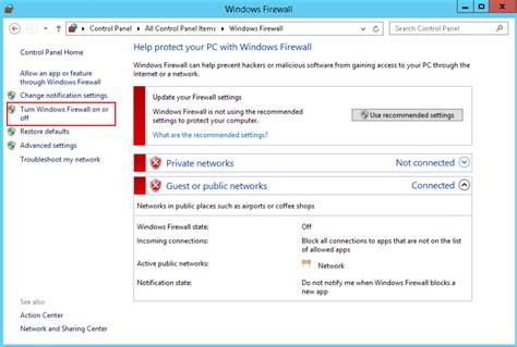 How Do I Enable Or Disable A Windows Ecs Firewall And Add Port Exceptions To The Firewall