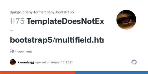 Templatedoesnotexist Bootstrap Multifield Html Issue Django Crispy Forms Crispy