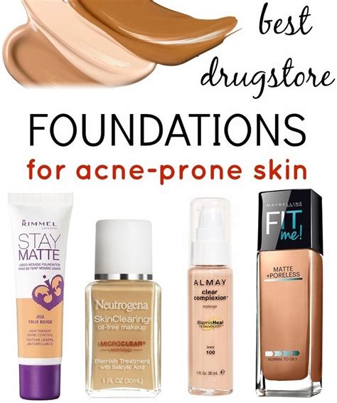 Best Drugstore Makeup For Acne Prone Skin