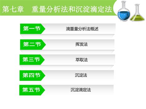 第七章 重量分析法和沉淀滴定法 课件 共46张ppt 《分析化学》同步教学（国防科大版·2021） 21世纪教育网 二一教育