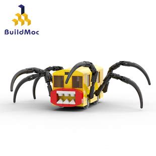 BuildMoc男孩积木怪物变异查尔斯小火车积木玩具 阿里巴巴