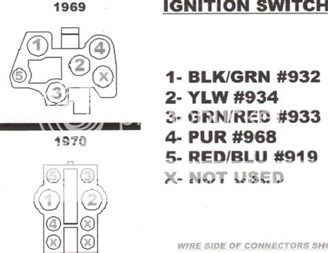 1969 Ford Mustang Ignition Switch Wiring Diagram