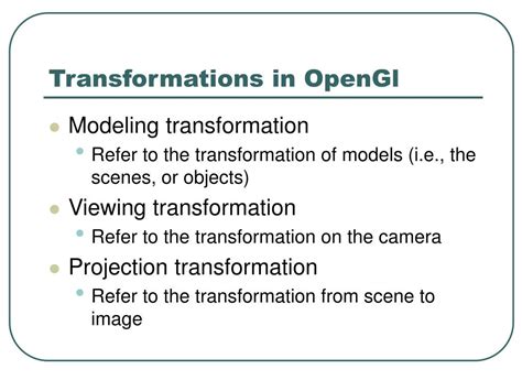 Ppt Introduction To Opengl Powerpoint Presentation Free Download