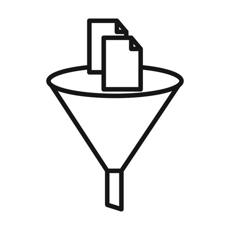 Data Filtering Icon 47743881 Vector Art At Vecteezy