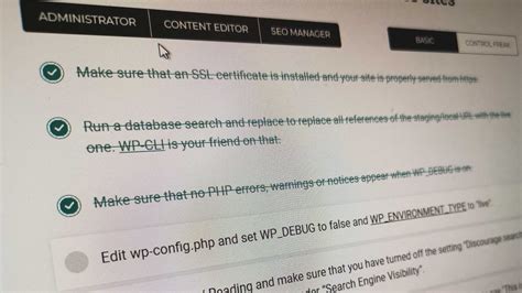 Deployment Checklist For WordPress