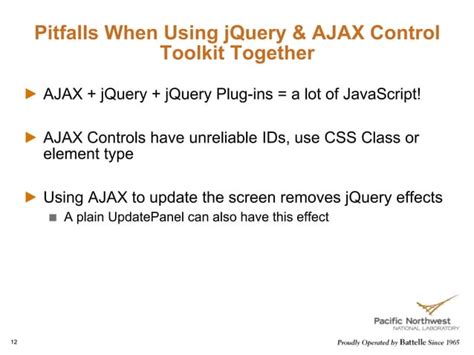 Jquery Vs Ajax Control Toolkit Ppt