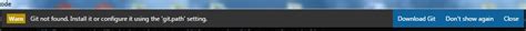 Code Complains I Dont Have Git Installed When I Have Gitenabled