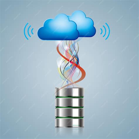Premium Vector Cloud Computing And Networking Design Concept Data