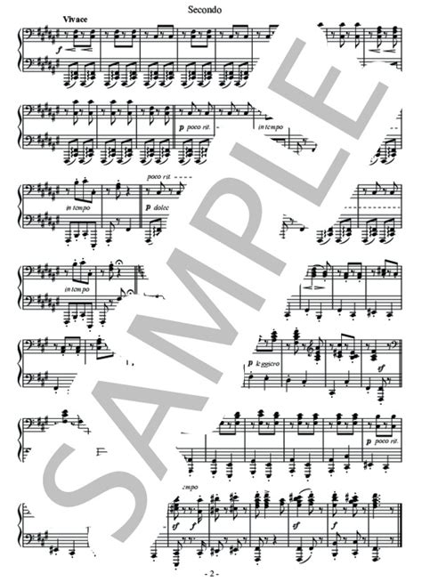 【楽譜】ブラームス作曲 ハンガリー舞曲 第5番 嬰ヘ短調 ピアノ連弾用楽譜 ヨハネス・ブラームス ピアノ連弾 中級 Piascore 楽譜ストア