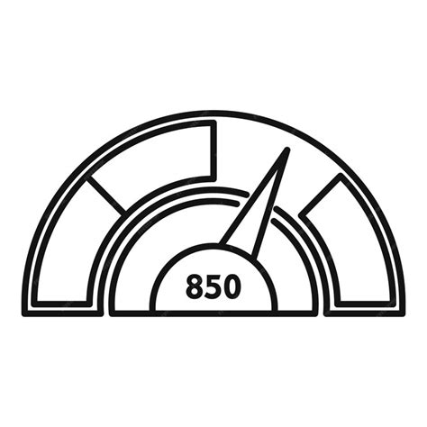 Premium Vector Good Meter Scale Icon Outline Good Meter Scale Vector Icon For Web Design