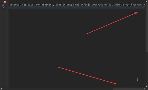 Horizontal Scrolling Always Goes Back To The Beginning At Every Debug