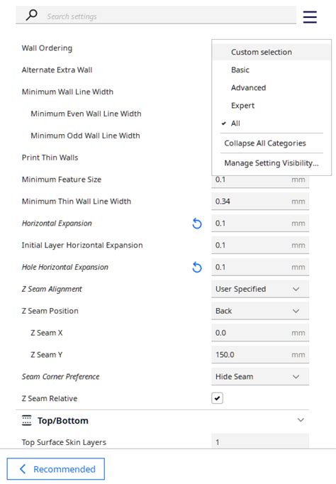 Trying To Retrieve Setting With No Value Given Hole Xy Offset Max