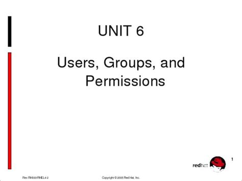 managing user groups and permission ppt