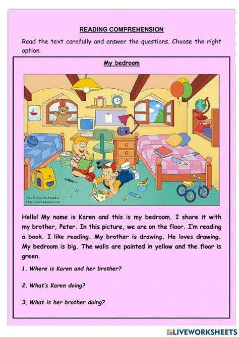 1681802 Present Continuous Reading Comprehension