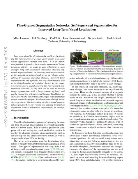 Fine Grained Segmentation Networks Self Supervised Segmentation For