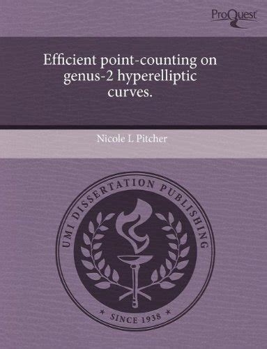 Buy Efficient Point Counting On Genus 2 Hyperelliptic Curves Book Online At Low Prices In India