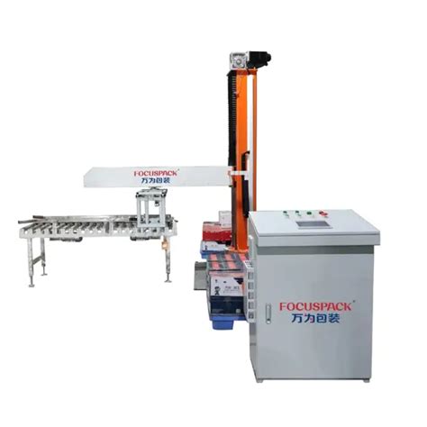 focus machinery column type palletizer automatic robotic arm industrial