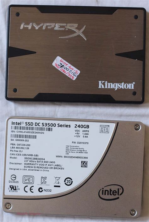 Ssd Kingston Hyperx Dan Intel Dc 3500 240 Gb Ilmu Pengetahuan And Teknologi