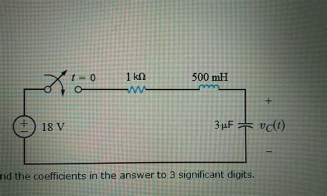 Solved Find VC T For T In The Circuit In The Accompa Chegg Com