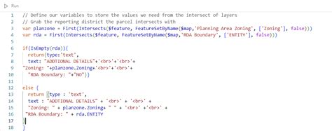 solved arcade expression for pop up intersect esri community