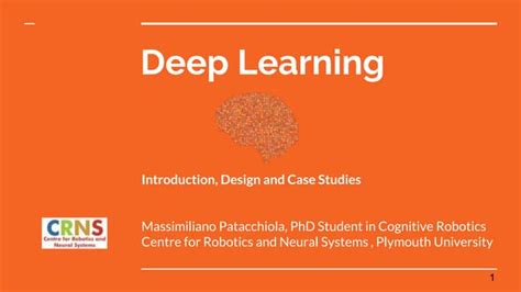 Introduction To Deep Learning Ppt