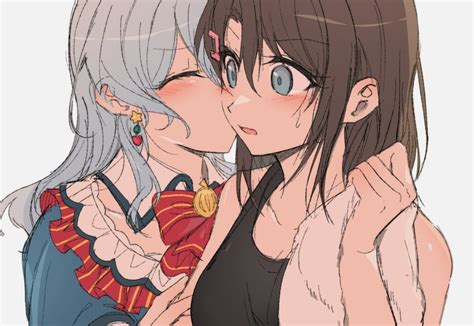 Matsubara Kanon And Okusawa Misaki Bang Dream Drawn By Opi Danbooru