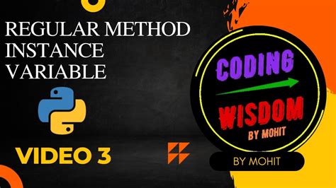 Python Class Regular Method And Instance Variable Youtube