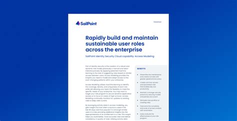 Access Modeling Products Sailpoint