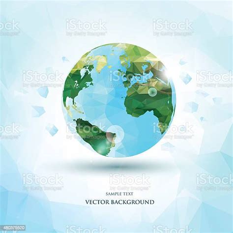 추상적임 다각형 행성입니다 지구별 배경기술 벡터 일러스트레이션 0명에 대한 스톡 벡터 아트 및 기타 이미지 0명 2015년