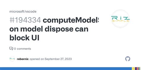Computemodelsha1 On Model Dispose Can Block Ui · Issue 194334