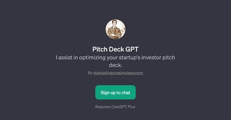 pitch deck gpt pitch deck optimization taaft