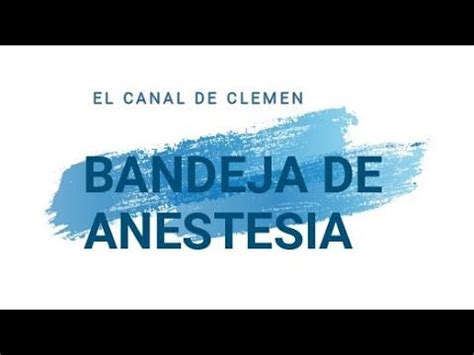 Bandeja De Anestesia 💥💉🦷 Instrumental Dental Youtube Instrumentos