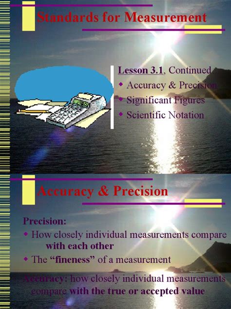 Chemistry 3 1 Accuracy Precision Practice Sig Figs And Sci Notation Pdf Arithmetic