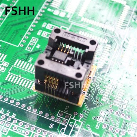 150mil 208mil Sop8 To Sop8 Online Upgrade Brush Writ Test Socket Soic8