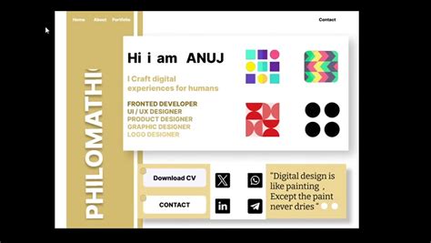 Video Anuj Yadav On Linkedin Shadowfox Task 1 Completed To Make An Personal Portfolio Uiux