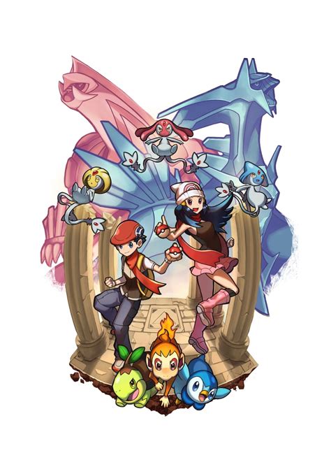 Dawn Piplup Lucas Turtwig Chimchar And More Pokemon And More