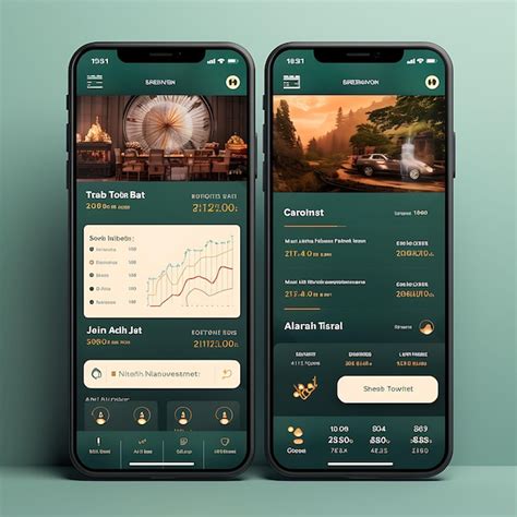 Premium Ai Image Mobile App Layout Design Of Investment News Aggregator Clean And Organized