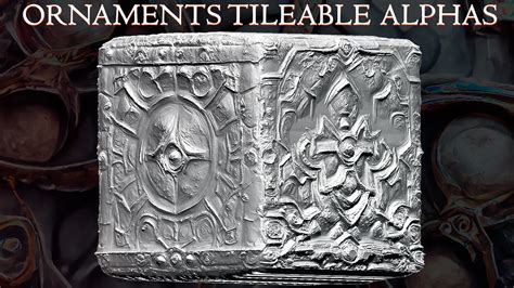 Ornaments Tileable Alphas Displacement FlippedNormals
