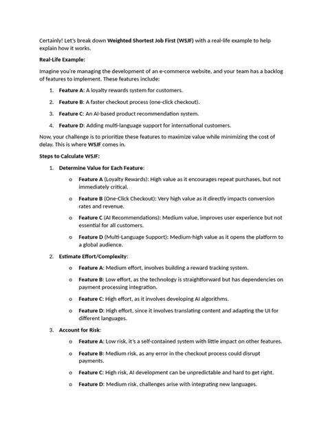 Weighted Shortest Job First Pdf Point Of Sale Artificial Intelligence