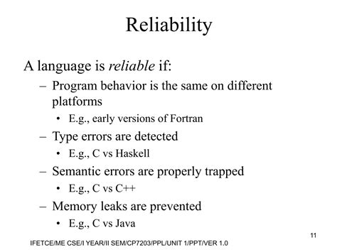 Principle Of Programming Language Subject Unit 1 Ppt Programming Languages Computing