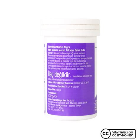 Orzax Efervit Sambucus Nigra Efervesan Tablet M Rver Elderberry