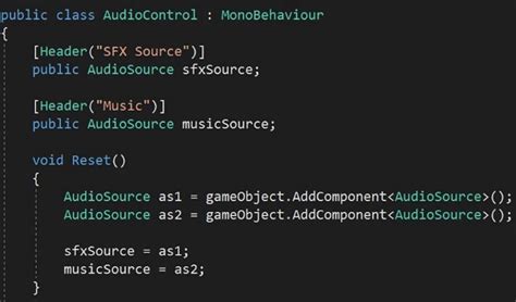 Unity Tip The Monodevelop Reset Method Supplied By Moaaz Afzal Medium