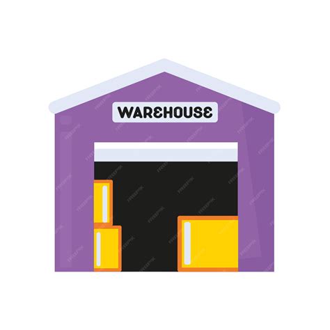 Warehouse Building Industrial Construction And Factory Storage Clip