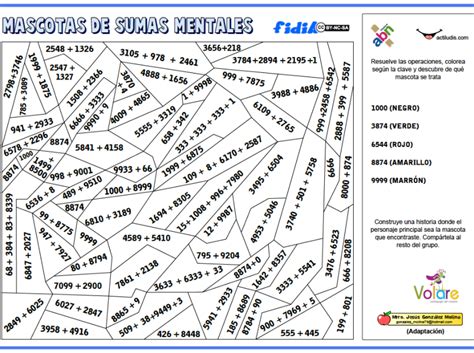 Ejercicios De Cálculo Mental Actiludis Ejercicios Matematicos