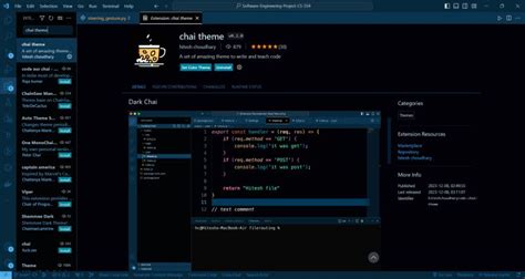 Just Discovered Hitesh Choudharys New Vs Code Theme Extension And Im