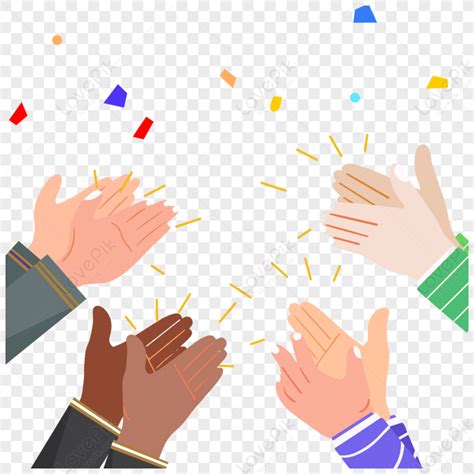 손으로 그린 보라색 박수 분위기 그림손바닥arm Png 일러스트 무료 다운로드 Lovepik