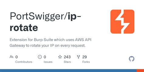 Github Portswiggerip Rotate Extension For Burp Suite Which Uses Aws