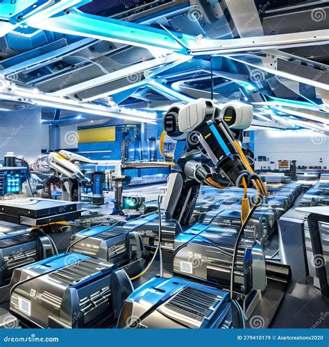 1603 Futuristic Robotics A Futuristic And Sci Fi Inspired Background