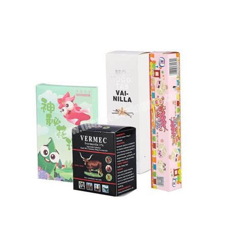 Yiwu Custom White Cardboard Art Paper Packaging Box Full Color Printing